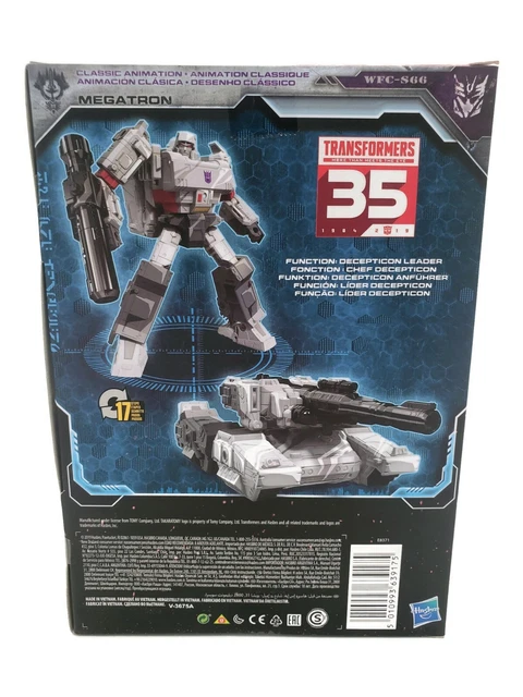 TRANSFORMERS WFC SIEGE 35th Classic Animation Megatron & Optimus Prime ...