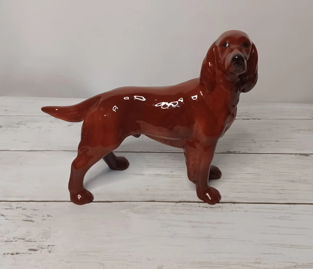 VINTAGE COOPERCRAFT IRISH Red Setter Figurine Ceramic Dog £9.99 ...