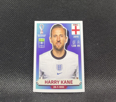 HARRY KANE PANINI FIFA World Cup Qatar 2022 Stickers #ENG 18 England ...
