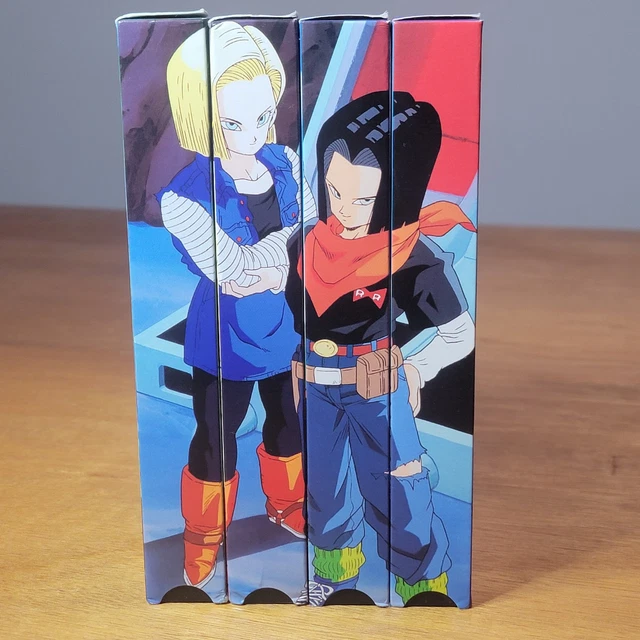 DRAGON BALL Z Androids Saga VHS Uncut Complete Set of 4 Tapes Pre-Owned ...