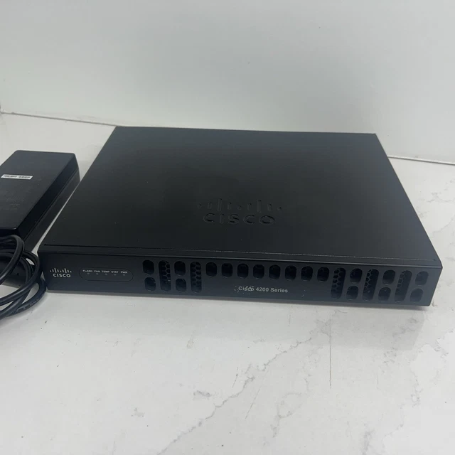 CISCO ISR4221/K9 2-PORT Gigabit ISR Integrated Services Router 4200 ...