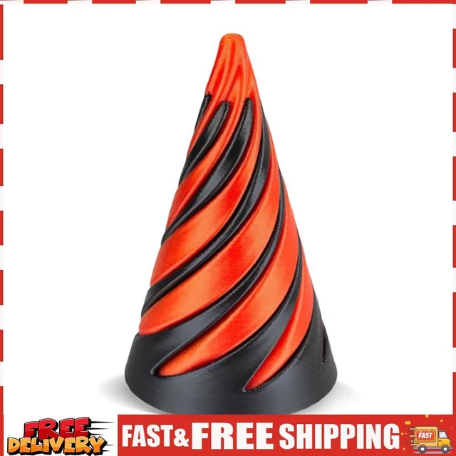 PASS THROUGH PYRAMID Fidget Toy 3D Printed Spiral Cone Toy for Kids and ...