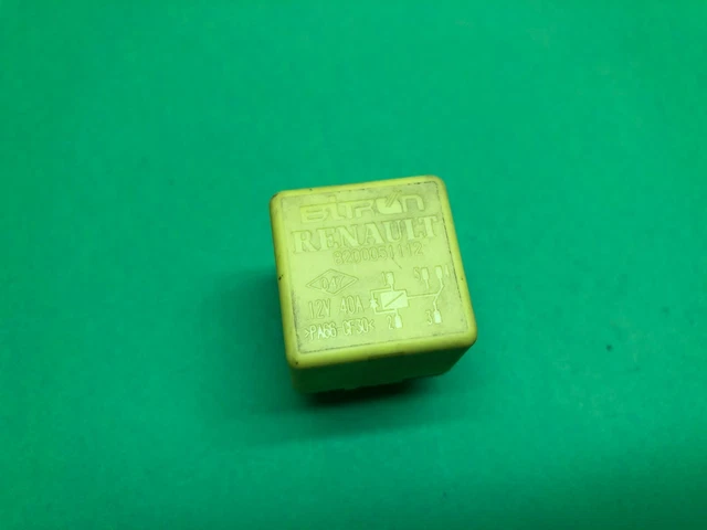 RELE RELAIS BITRON RENAULT CLIO SCENIC 8200051112 12V 40A PA66-GF30 EUR ...