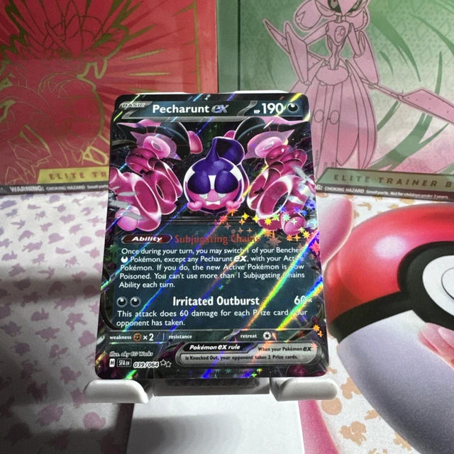 POKEMON TCG: PECHARUNT Ex 039/064 Shrouded Fable Double Rare Card £2.20 ...