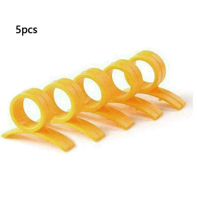 ^_5PCS PLASTIC FINGER Shape Lemons Orange Peeler Cutter Tool Kitchen ...