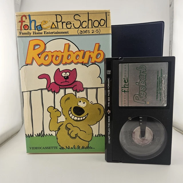 ROOBARB BETAMAX 1974 FHE Pre-School Animated Episodes Big Box Rare Not VHS £89.05 - PicClick UK