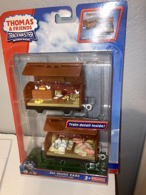 THOMAS FRIENDS TRACKMASTER Train Tank Engine Flip & See Inside Farm ...