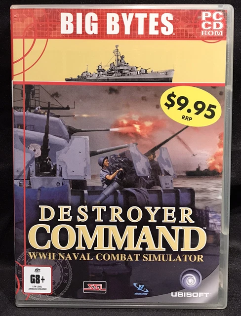 DESTROYER COMMAND WWII NAVAL COMBAT SIMULATOR PC GAME 2001 *Disc Mint ...
