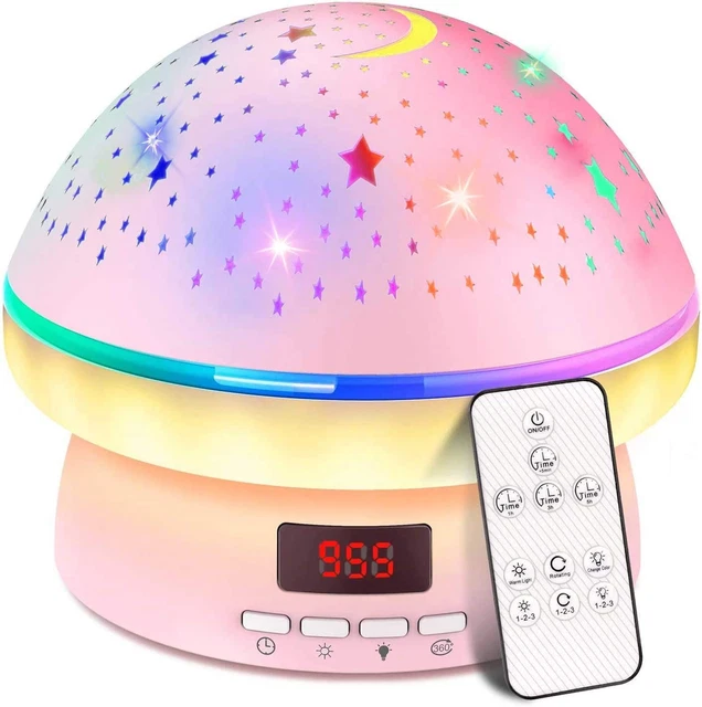 GIRLS BIRTHDAY GIFTS for Age 2-9 Star Projector Night Light with Remote ...