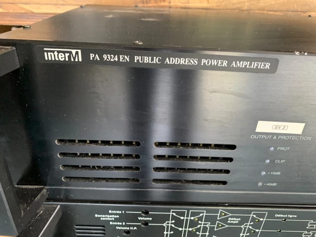 AMPLI INTER-M PA 9324 Public Adress EUR 70,00 - PicClick FR
