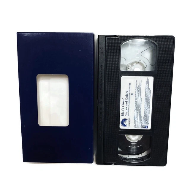 BLUE'S CLUES VHS Tape Shapes and Colors Nick Jr Blues Clues Animated ...