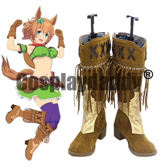 UMA MUSUME: PRETTY Derby Taiki Shuttle Race Ver. Cosplay Shoes Tassel ...