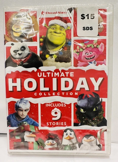 DREAMWORKS ULTIMATE HOLIDAY Collection DVD Trolls Shrek Kung Fu Panda ...