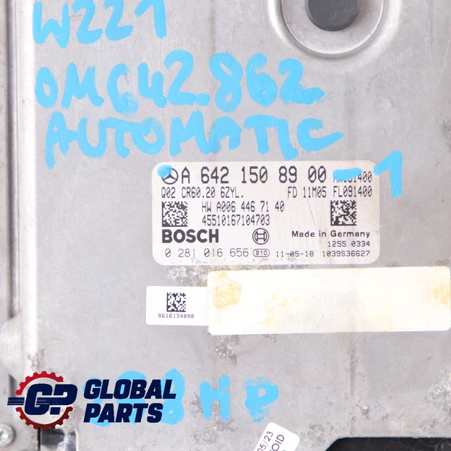 MERCEDES W221 S350 BlueTEC OM642.862 Engine ECU Kit A6421508900 Key ...