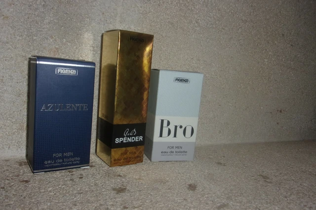 FIGENZI 3 MINIATURES de 15 ml Eau de Toilette Homme Vapo/Spray Bro ...
