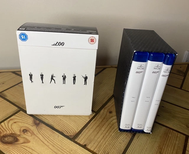 THE JAMES BOND Collection Blu Ray Box Set- 24 Films- Dr No- Spectre ...
