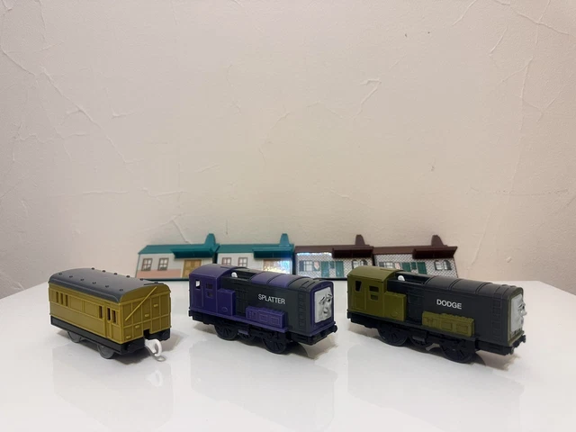 DODGE & SPLATTER Plarail/ Trackmaster- Thomas & Friends Tomy Vint ...