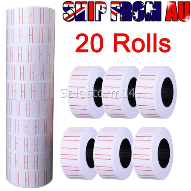 10000PCS GUN LABELS Price Tag Tagging Tags Sticker Pricing For MX5500 ...