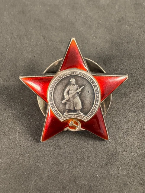WW2 SOVIET UNION Order of the Red Star - 1945 issue EUR 90,00 - PicClick IT