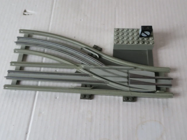 LEGO 7858 - chemin de fer 12V - rails jeu d'aiguillage droite -- EUR 15 ...