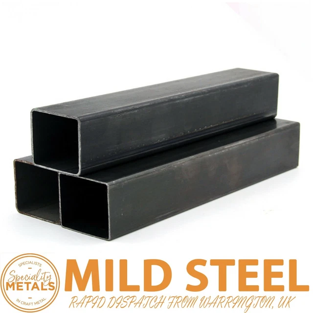 MILD STEEL ERW BOX SECTION SQUARE HOLLOW 20MM to 70MM 100mm to 2M ...