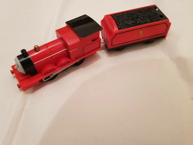 THOMAS THE TANK engine & Friends TALKING JAMES Train Trackmaster ...