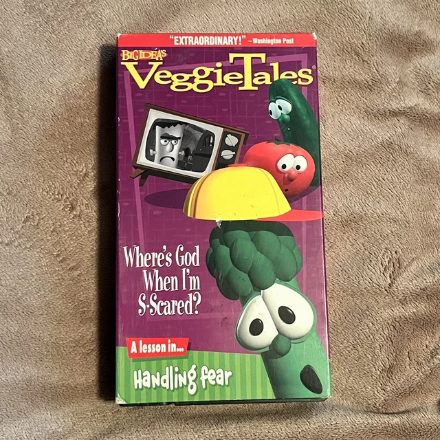 VEGGIETALES - WHERES God When Im S-Scared (VHS, 1998) With Cover EUR 3 ...