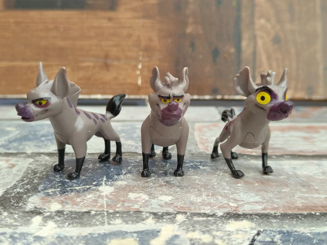 DISNEY LION GUARD King Hyenas Mini Figures Bundle Cheezi Chungu & Janja ...