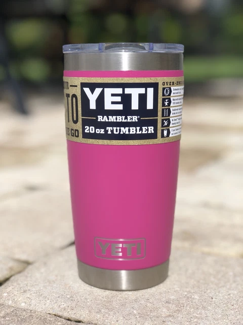 YETI RAMBLER 20 oz Tumbler w/ Magslider Lid - Prickly Pear Pink Limited ...