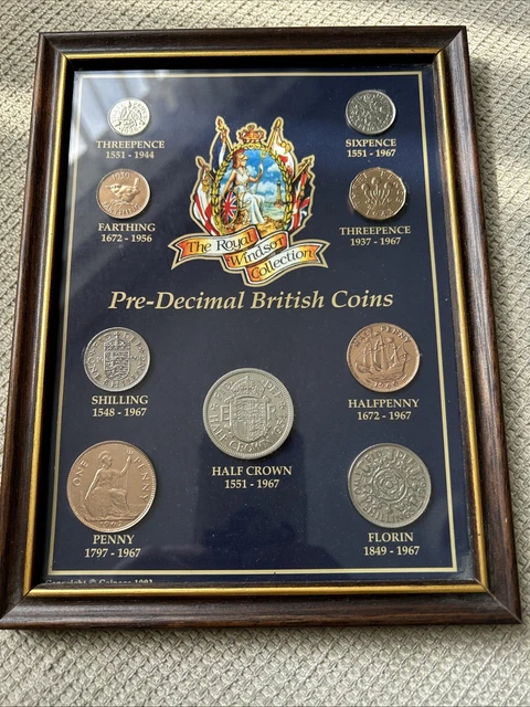 THE ROYAL WINDSOR Collection Pre-Decimal British Coins Set £37.08 ...