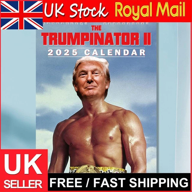 2025 TRUMP PLAN Calendar 12 Months Trump Monthly Calendar for Friend ...