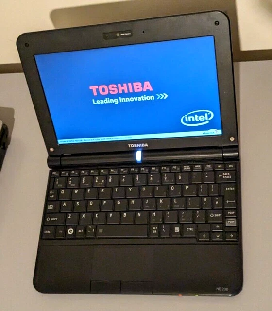 TOSHIBA NB200 10.1& Netbook Intel® Atom 1.6GHz 300GB HDD 2GB ram Wins ...