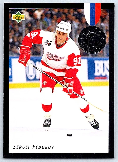 1992-93 PONT SUPÉRIEUR Euro Stars Sergei Fedorov Detroit ailes rouges #E1 EUR 1,36 - PicClick FR