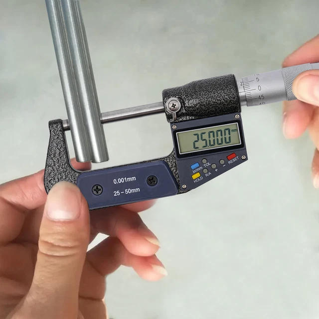 DIGITAL MICROMETER CLAMP Measuring Screw Micrometer Measuring Calipers ...