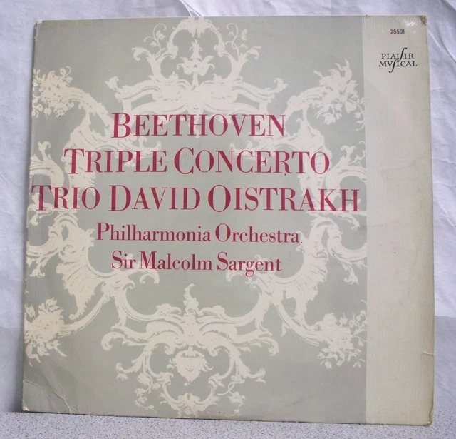 33T 25CM BEETHOVEN TRIPLE CONCERTO TRIO David OISTRAKH Philharmonia S. M SARGENT EUR 4,83 ...