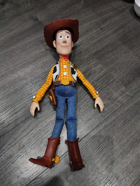 TOY STORY WOODY Pull String Thinkway Toys Disney Pixar Talking Sheriff ...