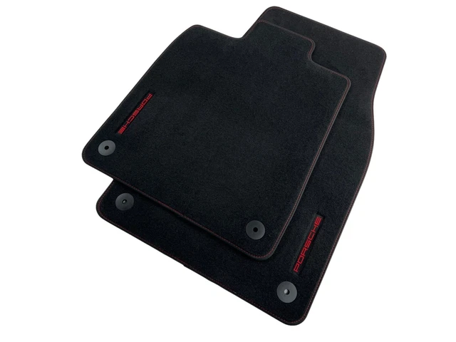 OEM FLOOR MAT Velours Black Porsche Taycan GTS 9J Original Carpet Turbo ...
