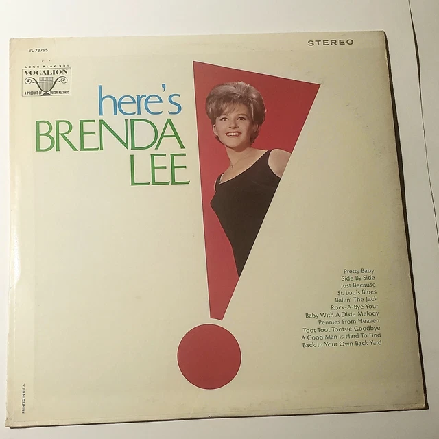 BRENDA LEE HERE'S Brenda Lee LP Vocalion VL 3795 mono EUR 6,20 ...