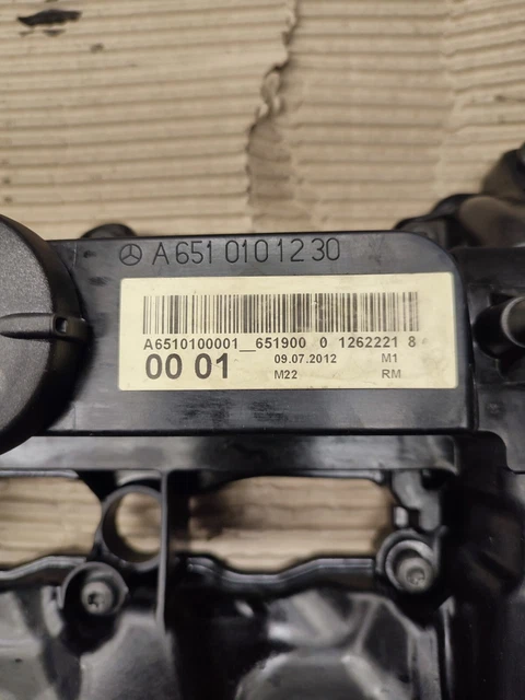 ORIGINAL MERCEDES W212 W204 220 CDI Zylinderkopfhaube Ventildeckel ...