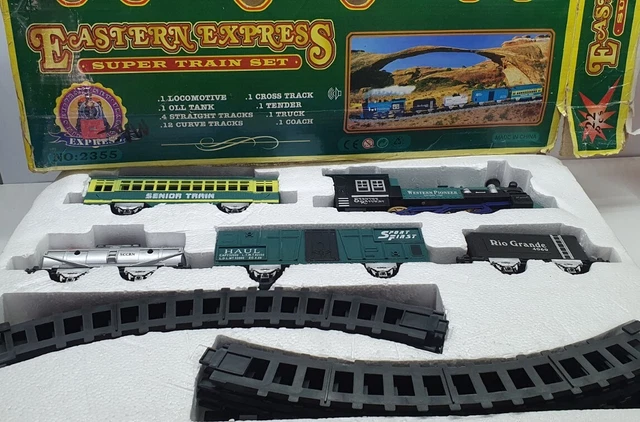 EASTERN EXPRESS SUPER Train Set Western Pioneer Battery Operated ...