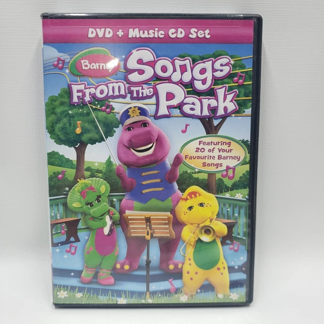 BARNEY SONGS FROM The Park DVD and Music CD Set 2010 Barney Baby Bop BJ ...
