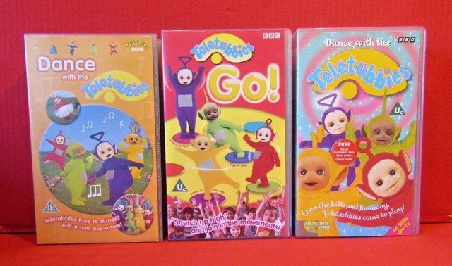 TELETUBBIES GO! DANCE With The Teletubbies 3 VHS Video Tapes BBC ...