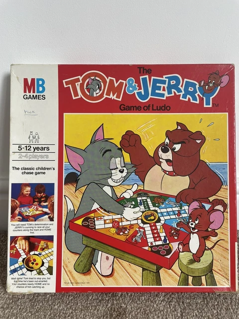 VINTAGE COMPLETE MB GAMES Tom & Jerry Ludo 1981 Used Condition £19.35 ...