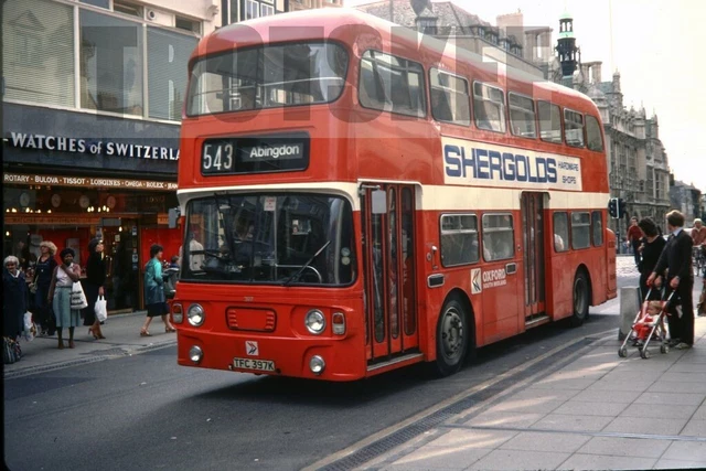 35MM SLIDE CITY of Oxford Daimler Fleetline Alexander 397 TFC397K 1980 ...