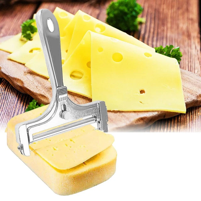STAINLESS STEEL WIRE Cutter for Adjustable Cheese Slicing Kitchen Tool ...