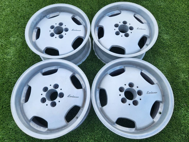17& MERCEDES LORINSER RS90 WHEELS 560sel 500sec 560sec w126 c126 R129 ...