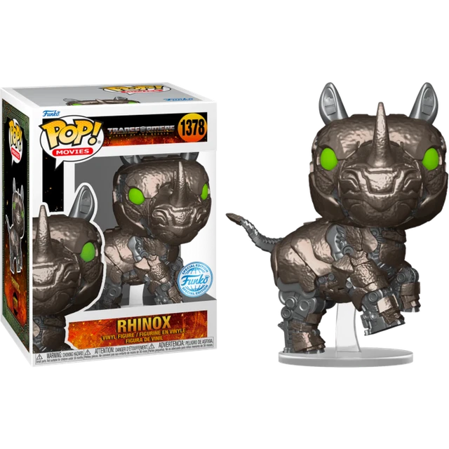TRANSFORMERS RISE OF the Beasts - Rhinox #1378 Funko Pop Vinyl Figure ...