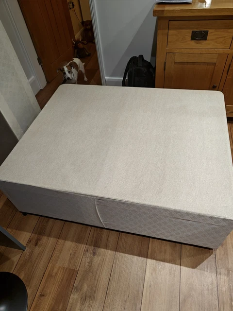 SMALL DOUBLE - 4 Ft -Divan Bed Base Only - 2 Drawers Very Good ...