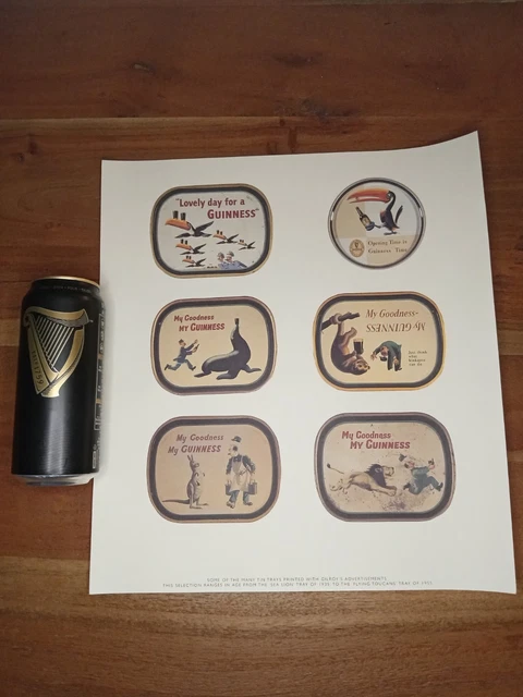 GUINNESS VINTAGE ADVERTISING poster Advert Gilroys Artwork Various ...