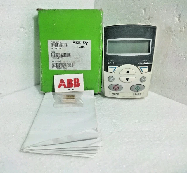 ABB ACS-CP-C PANNEAU De Contrôle D'Inverter De Base 64739000K - NEUF EUR 114,79 - PicClick FR